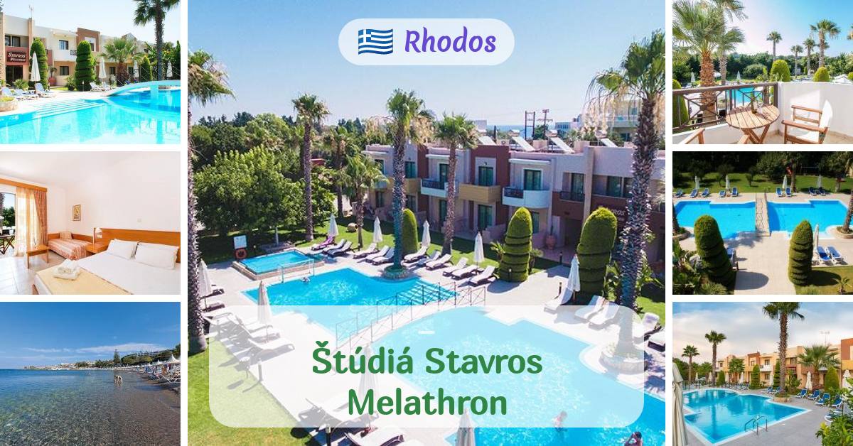 Štúdiá Stavros Melathron (4*) - Rhodos - Grécko / Travel.Sk / Travel.Sk